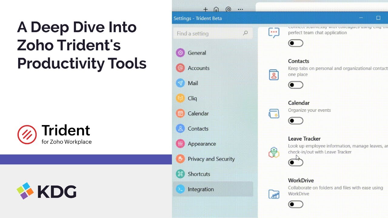 A Deep Dive Into Zoho Trident's Productivity Tools