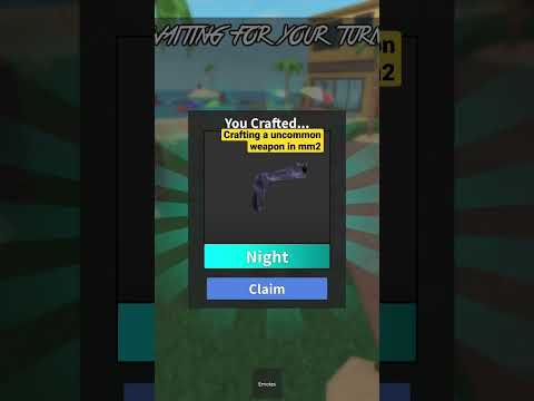 Crafting a random uncommon weapon in mm2