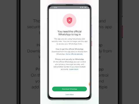 You need the official whatsapp to log in | GB WhatsApp login problem
