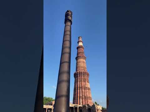 Qutab Minar and Iron pillar. Delhi diaries!