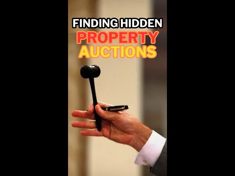 Finding hidden property auctions