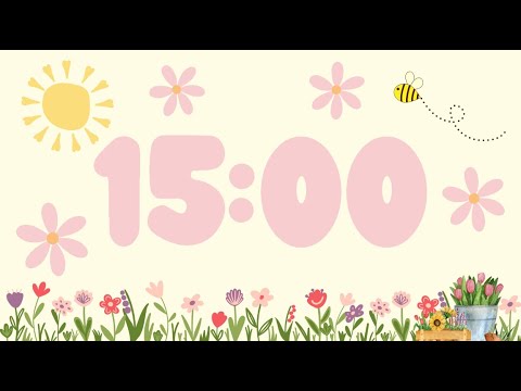 Spring 15 Minute Timer | Silent 🌸