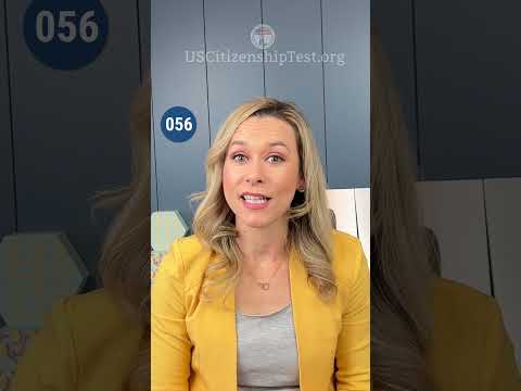 2024 Official USCIS 100 Civics Question 56 | US Citizenship Test civics #n400 #uscitizenshiptest