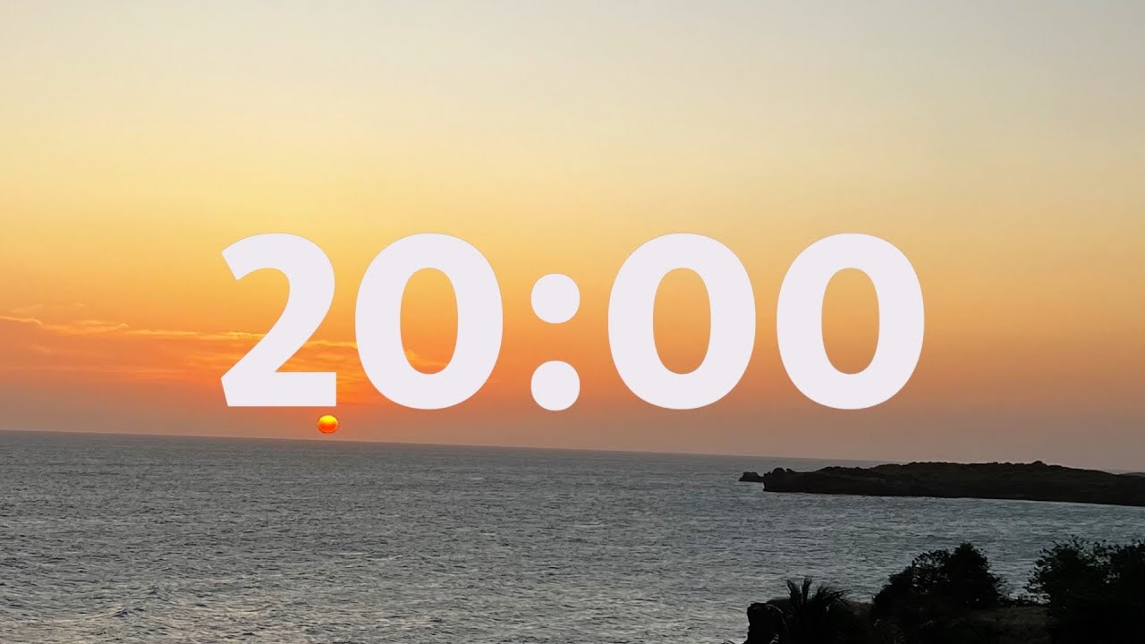 20 Minute Timer With Beeps at the End