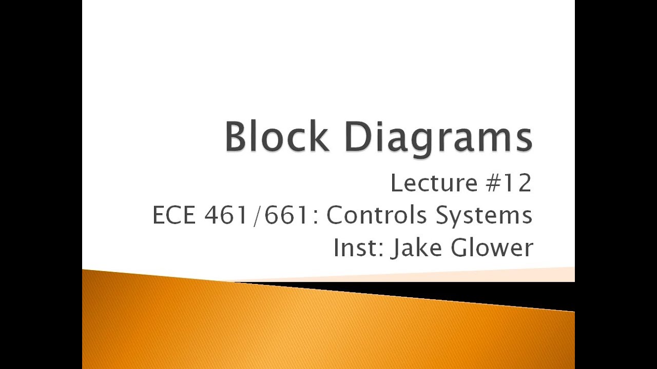 ECE 461.12 Block Diagrams