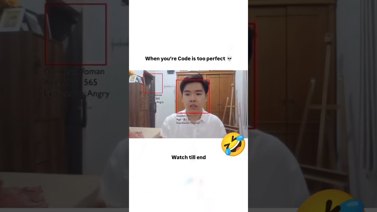 When a Python coder makes face recognition project |🤣😂