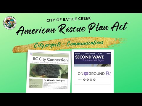 Battle Creek, Mich. ARPA city project - Communications