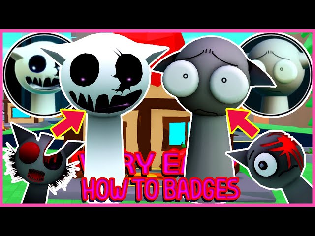 Roblox - How to get Gray Phase 6 And Gray Pyramixed Horror Badges in 3D ...