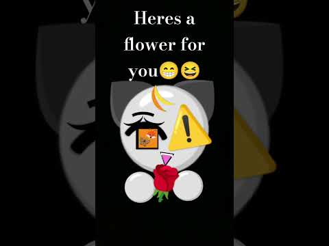 Heres a flower for you๐๐#emojicat#emojis#flowers#trend#shorts#cute