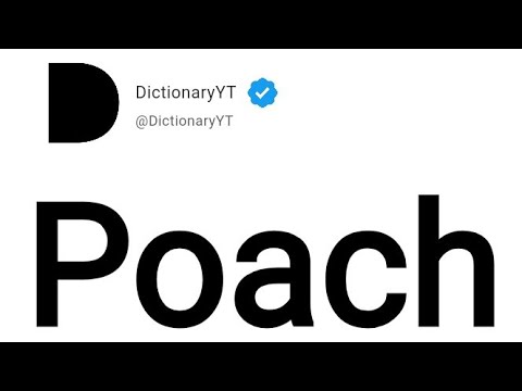 Poach Meaning in English