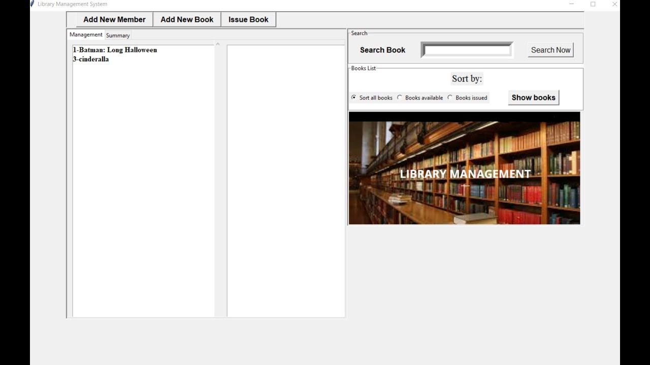 GUI Based Library System In Python With Source Code | Source Code & Projects