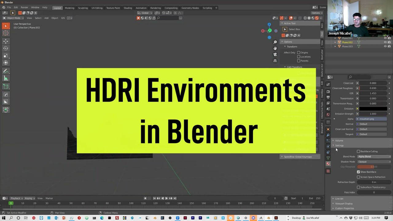 HDRI Environment Maps in Blender