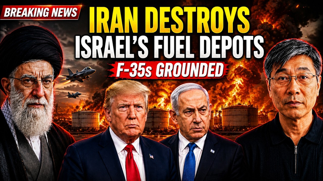 Iran Destroys Israel's Fuel Depots — F-35s Grounded, IDF Chiefs in Bunkers