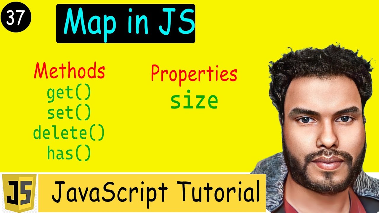 #37 Map in JS |Create, Modify, and Iterate Maps |set, get, size, delete, has, forEach,entries method