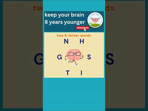 Can you find 2 6-letter words? | Word Scramble | Word Puzzle #wordscramble