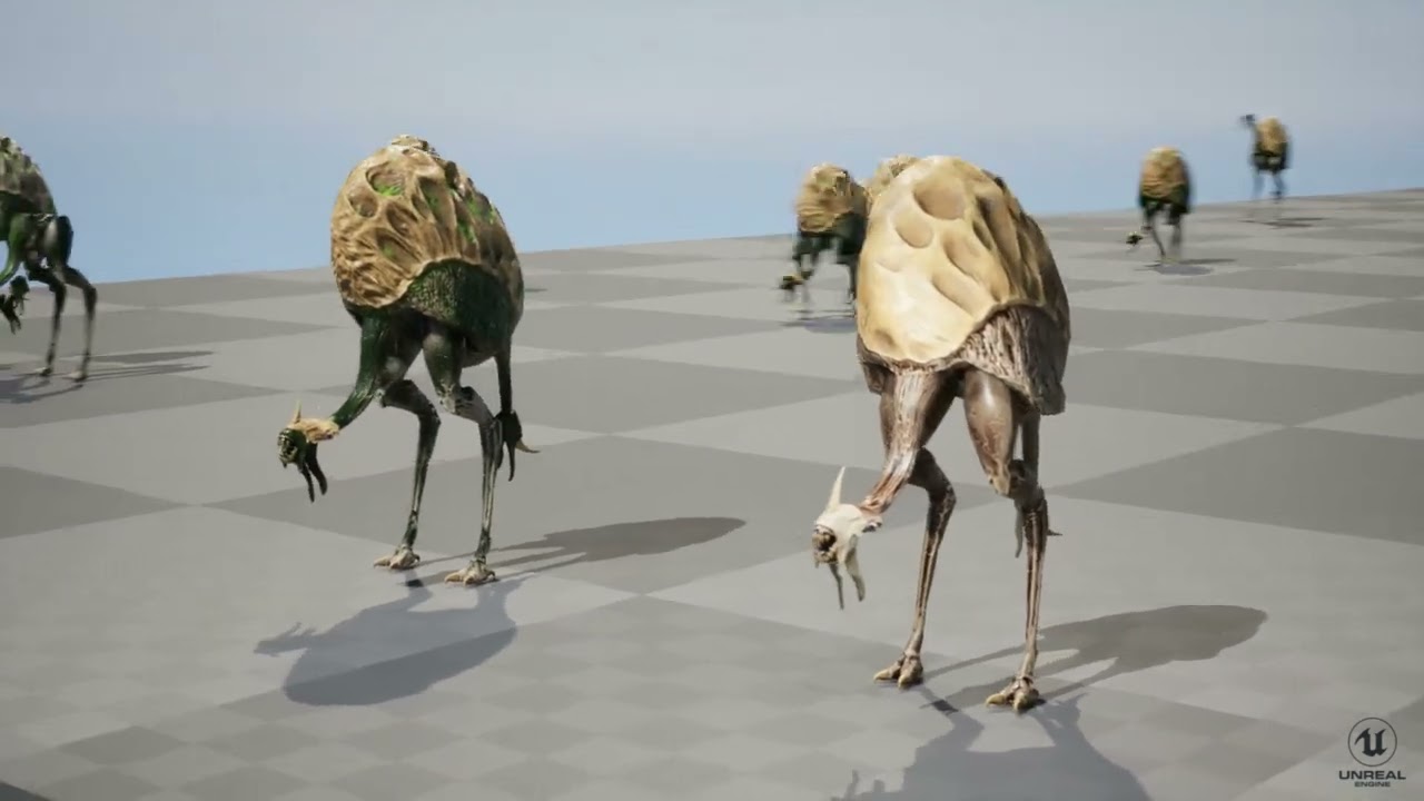 game-ready animated 3d model Monster 4