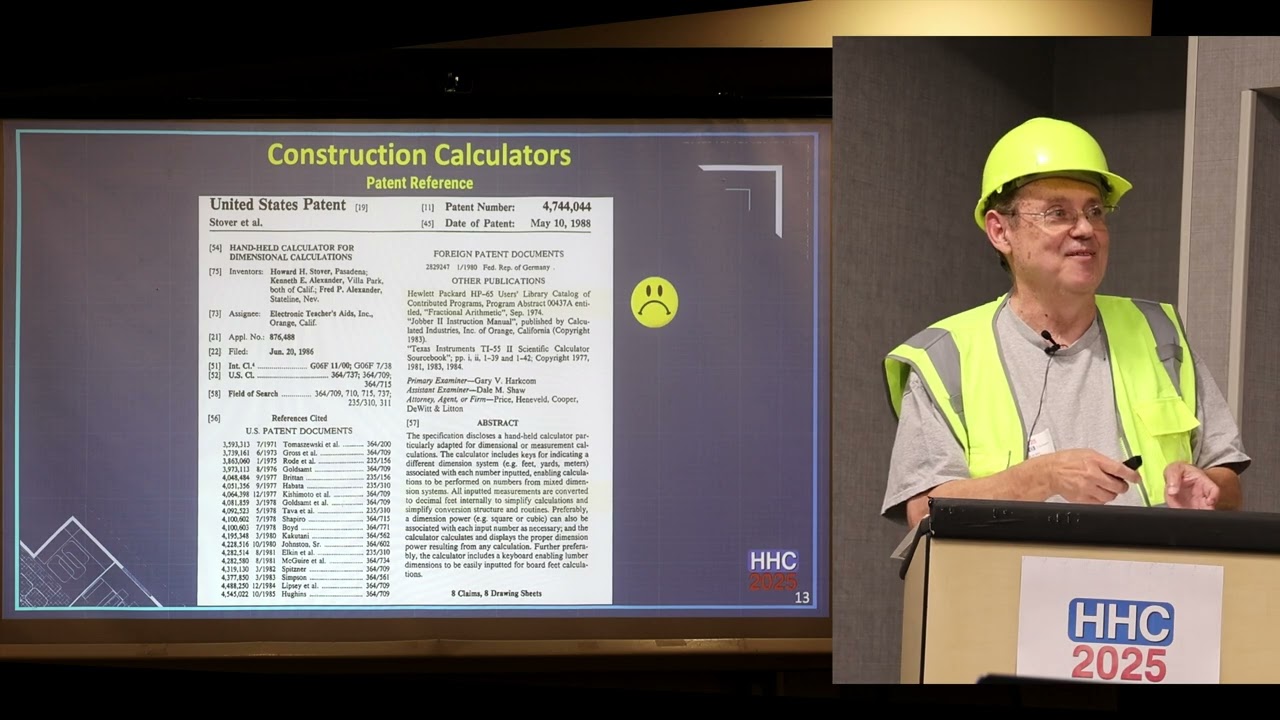 HHC 2025: Construction Calculators (Chuck McCord)