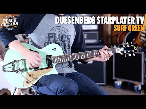No Talking...Just Tones | Duesenberg Starplayer TV Surf Green