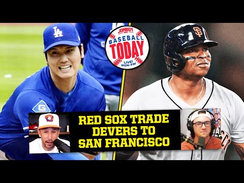 Reaction to Rafael Devers traded to the Giants | Baseball Today (ft. Jimmy Knorp)