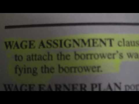 Voluntary wage assignment – Industry analysis and trends business plan