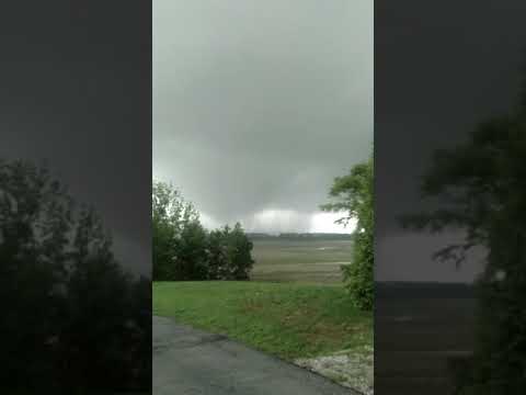 Tornado drop in Augusta river bottoms