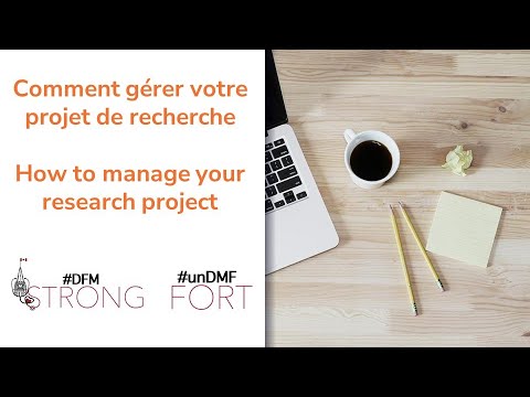 2022 Atelier de recherche du DMF Gestion de projet Research Project Management