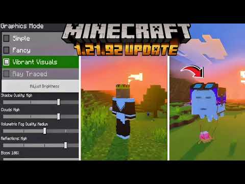 Minecraft Patch 1.21.92 Official Version Released | Minecraft Patch 1.21.92 | last update !