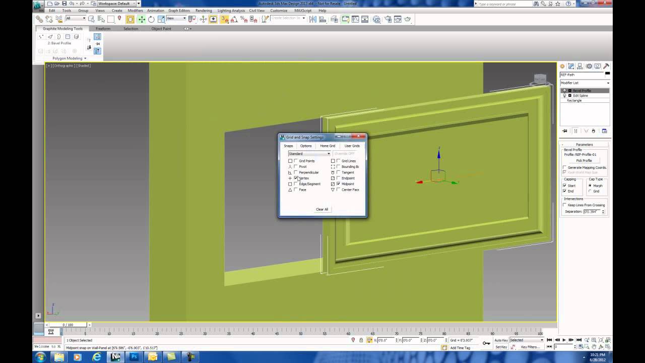 Autodesk 3ds Max: Bevel Profile Modifier