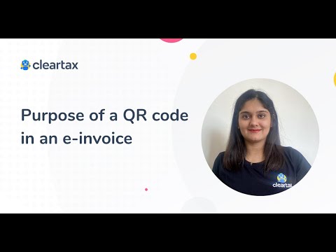 Generation of QR Code in the e-Invoice