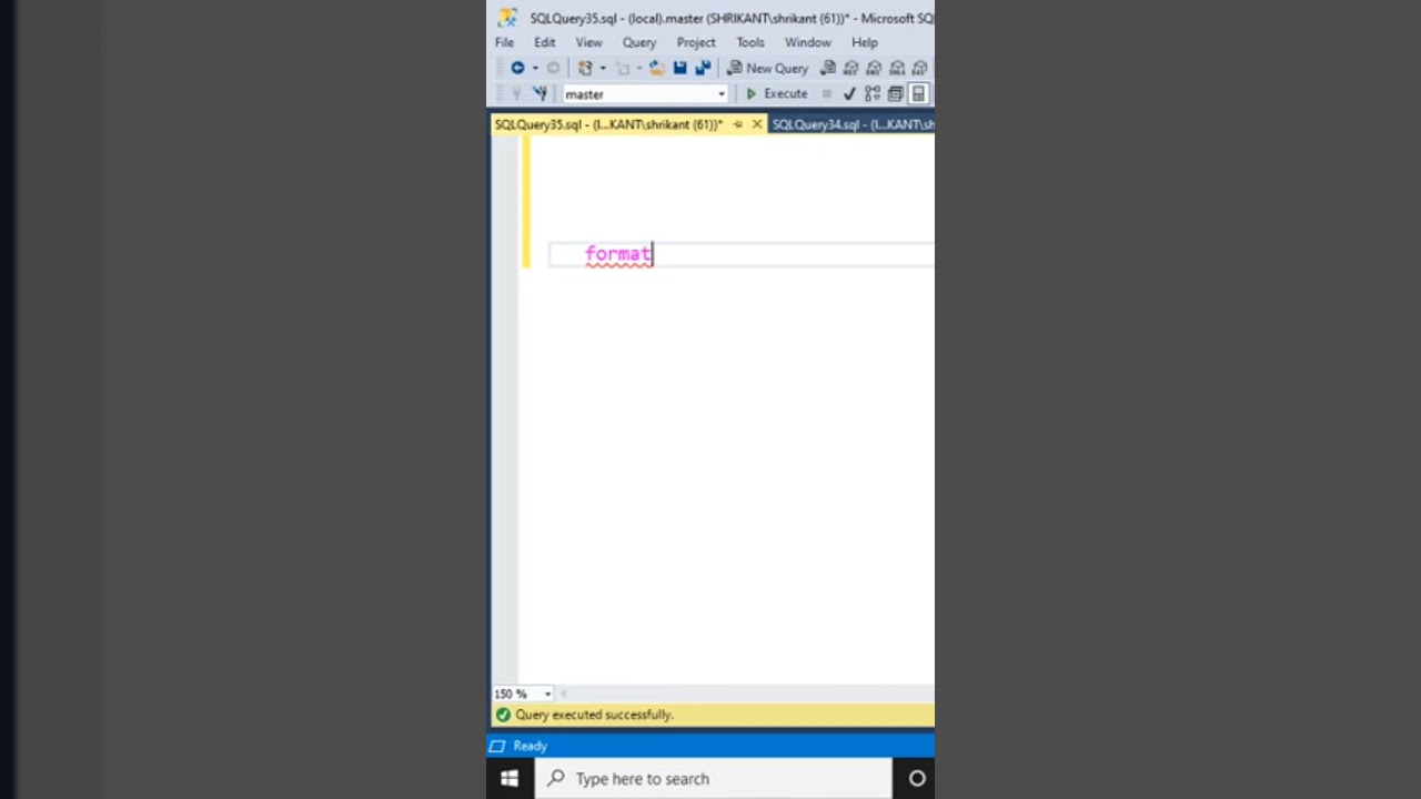 Format function in #sql