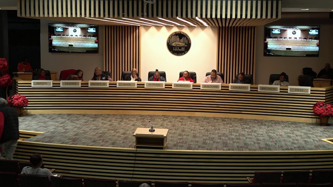 December 22, 2025 Pine Bluff CIty Council Special Call Meeting