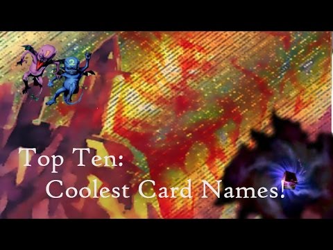 Top 10 Coolest Card Names