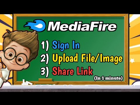 How To Upload Files photos in MediaFire|How to Generate Link in MediaFire