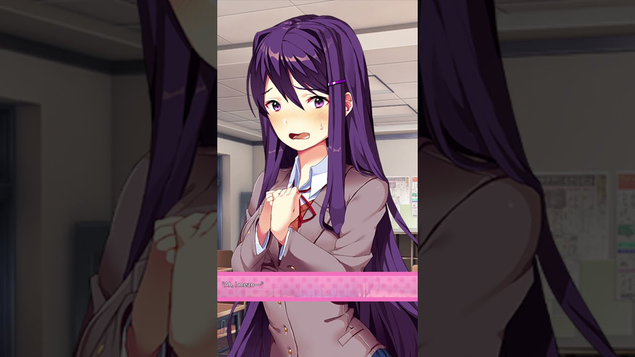 Yuri really loves my pen 😬 DOKI DOKI LITERATURE CLUB #Shorts 8