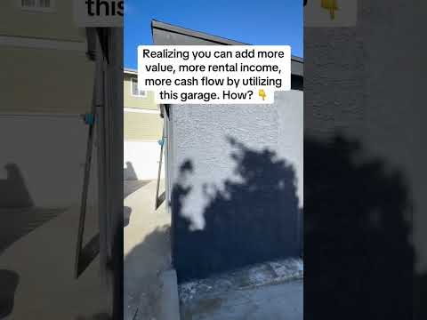 Utilize your garage and turn into more cash flow. Legally turn into an ADU! #realestateinvesting