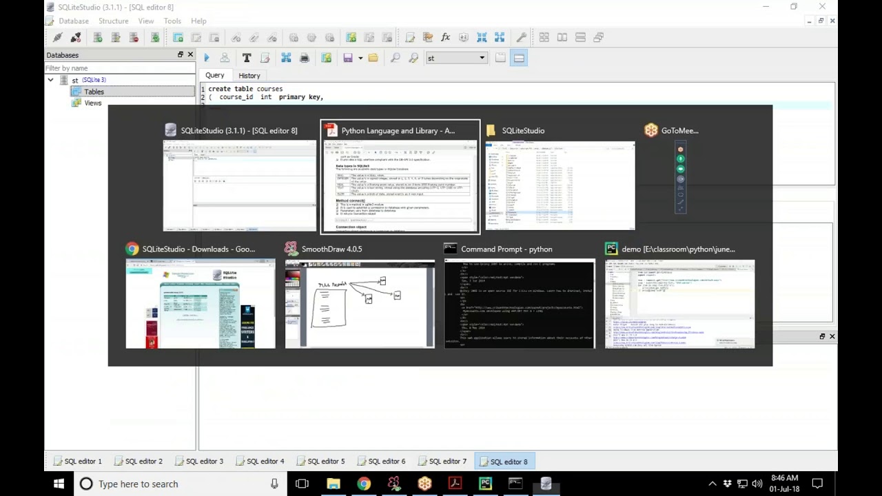 How to use Python's DB API 2.0 to access SQLite database