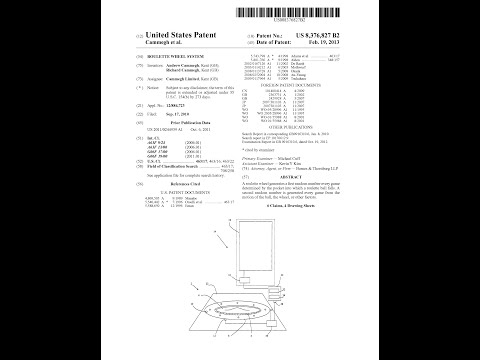 Roulette Patent US8376827 - "Roulette Wheel System", 100% Online Casino Rigged Roulette Wheels