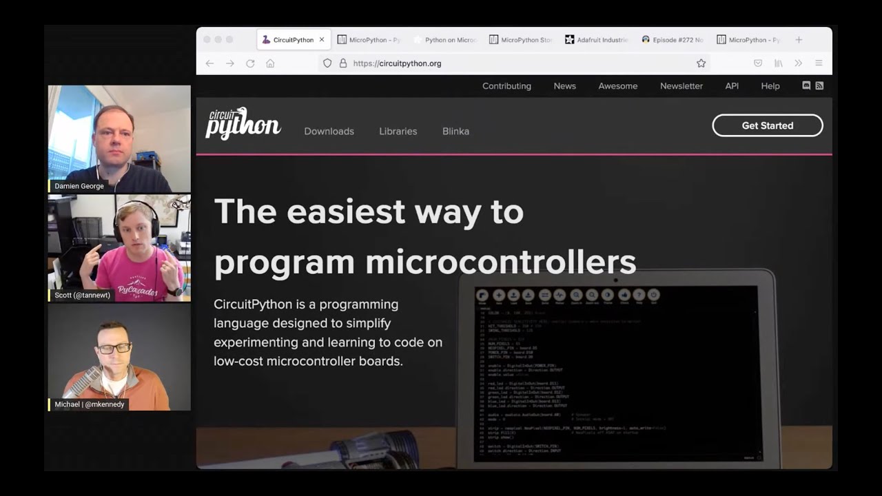 MicroPython + CircuitPython - Talk Python to Me Ep.325