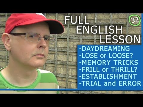 Learn English with Misterduncan. Full English 32 - What is trial and error? What is a frill?