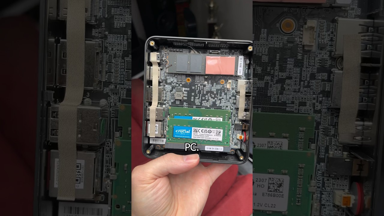 This Mini #PC with a laptop CPU is an impressive piece of #tech ! #technology #shorts #gaming
