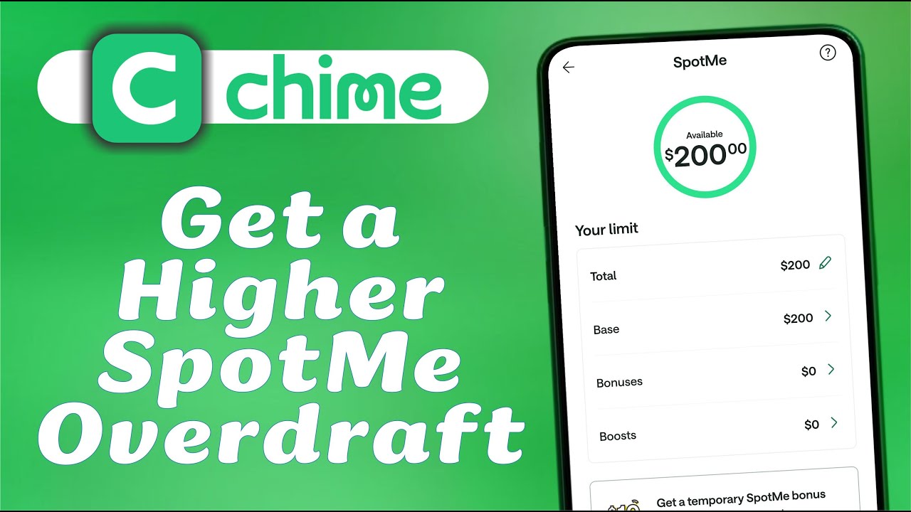 How To Get a Higher Chime SpotMe Overdraft Limit (Increase SpotMe Boost)