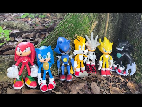 Sonic The Hedgehog 3/Super Sonic/Metal Sonic/Tails/Knuckles/Super Shadow/Silver/Action Figure