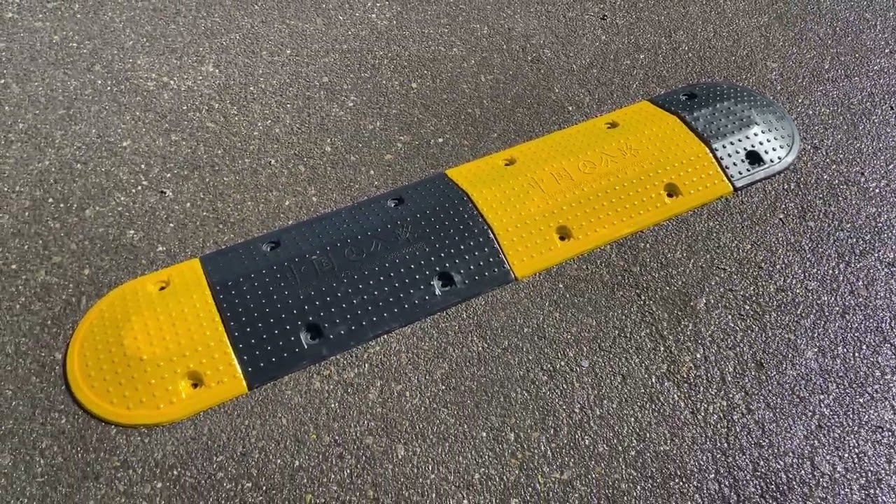 SMC Traffic Outdoor Rubber Speed Hump Safety Bump, Speed Bumps, Rubber Speed Bump