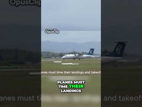 Unique Airport Operations Planes vs Trains at Gisborne Airport
