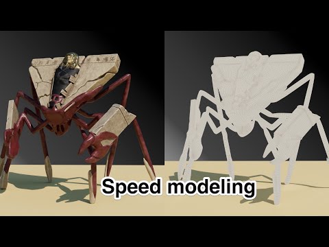 3D Character Creation (Timelapse) - Sculpting. Maya/zbrush/substance painter