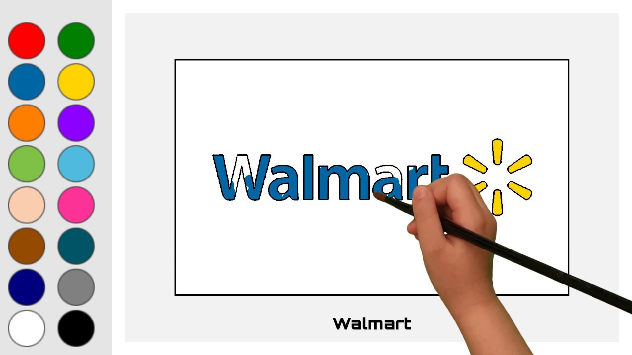 Coloring Walmart Logo
