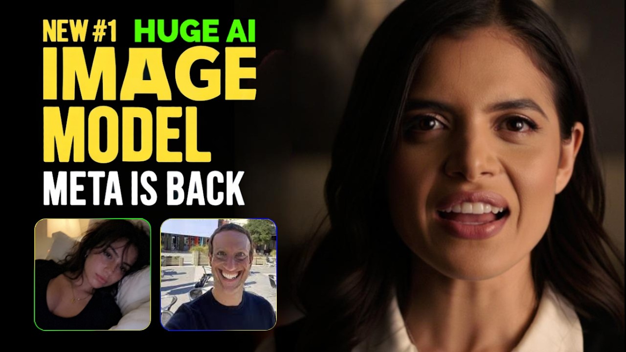 #1 Open Source Image Model, Meta is BACK, Realtime AI Games & New Video AI — HUGE AI NEWS