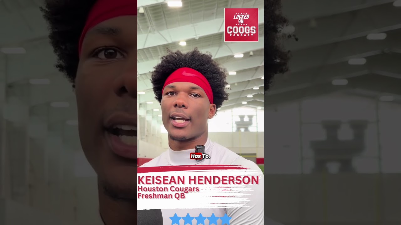 5 ⭐️ Freshman Keisean Henderson on Houston’s Spring Game #GoCoogs