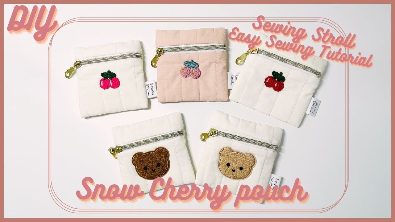 Sewing Stroll DIY Annie pouch Tutorial