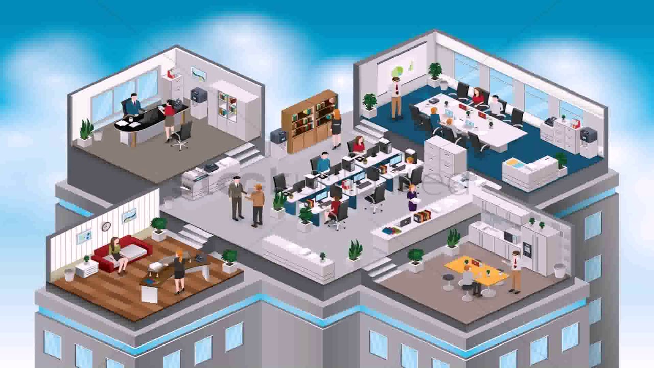 Floor Plan Office Vector